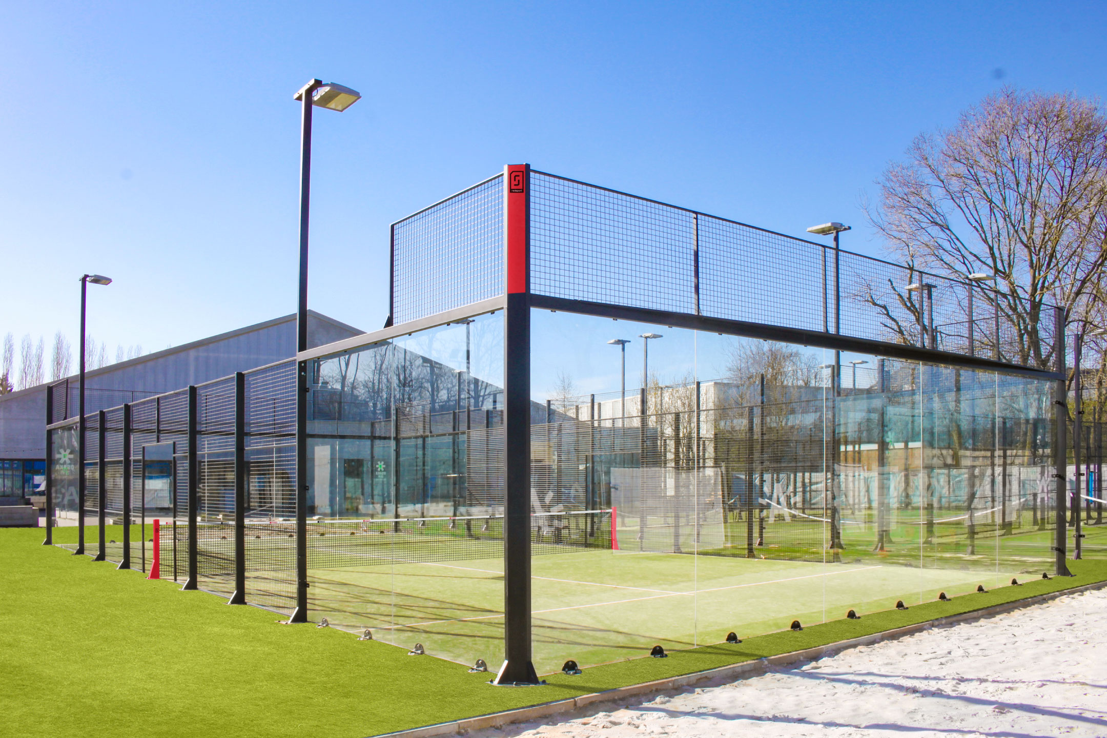 Campo da Padel Panoramico -Alta Visibilità - Visibilità Ampliata - Redsport